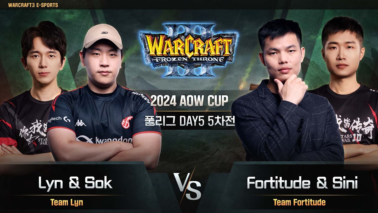 [풀리그 DAY5 5차전] Lyn & Sok vs Fortitude Sini / 2024 AOW CUP Lyn팀 vs ...