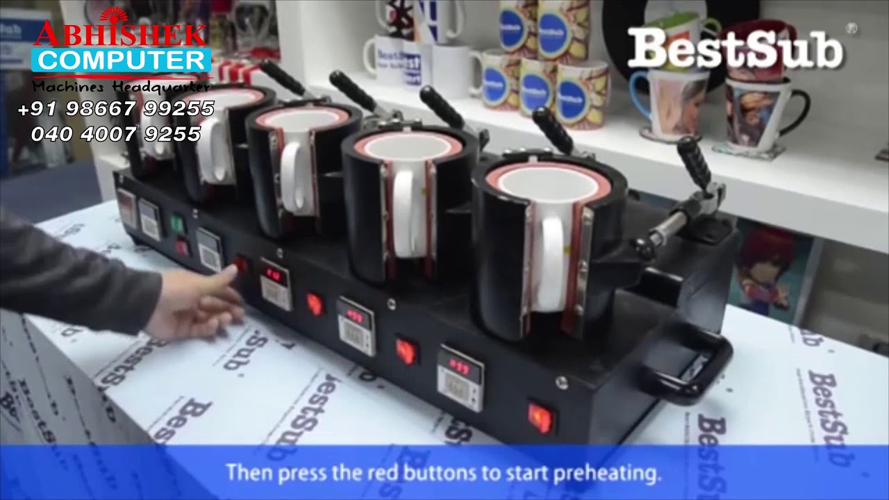 How To Print On Mugs With 5 In One Sublimation Machine YouTube How To Print On Mugs With 5 In One Sublimation Machine YouTube