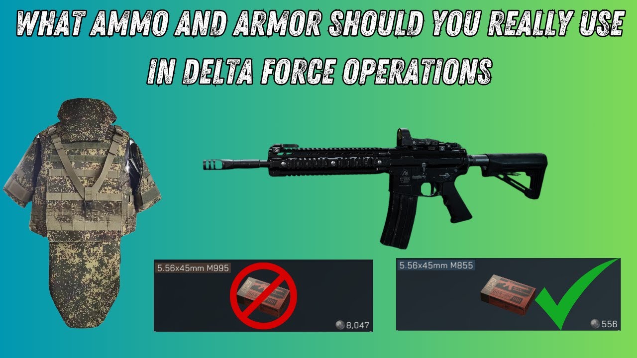 Full Breakdown of Ammo vs Armor in Delta Force Operations! - YouTube