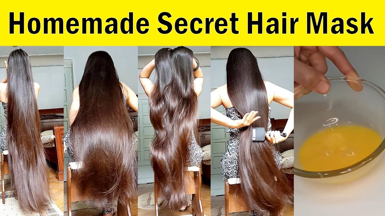 Homemade Hair Mask For Hair Growth | Hair Mask For Thicker Hair | How ...