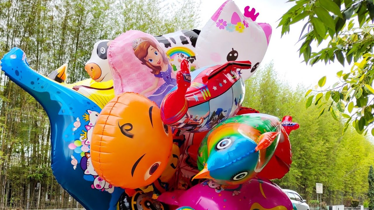 BELI BALON KARAKTER LUCU 💞 MAINAN BALON TERBANG UNIK - YouTube