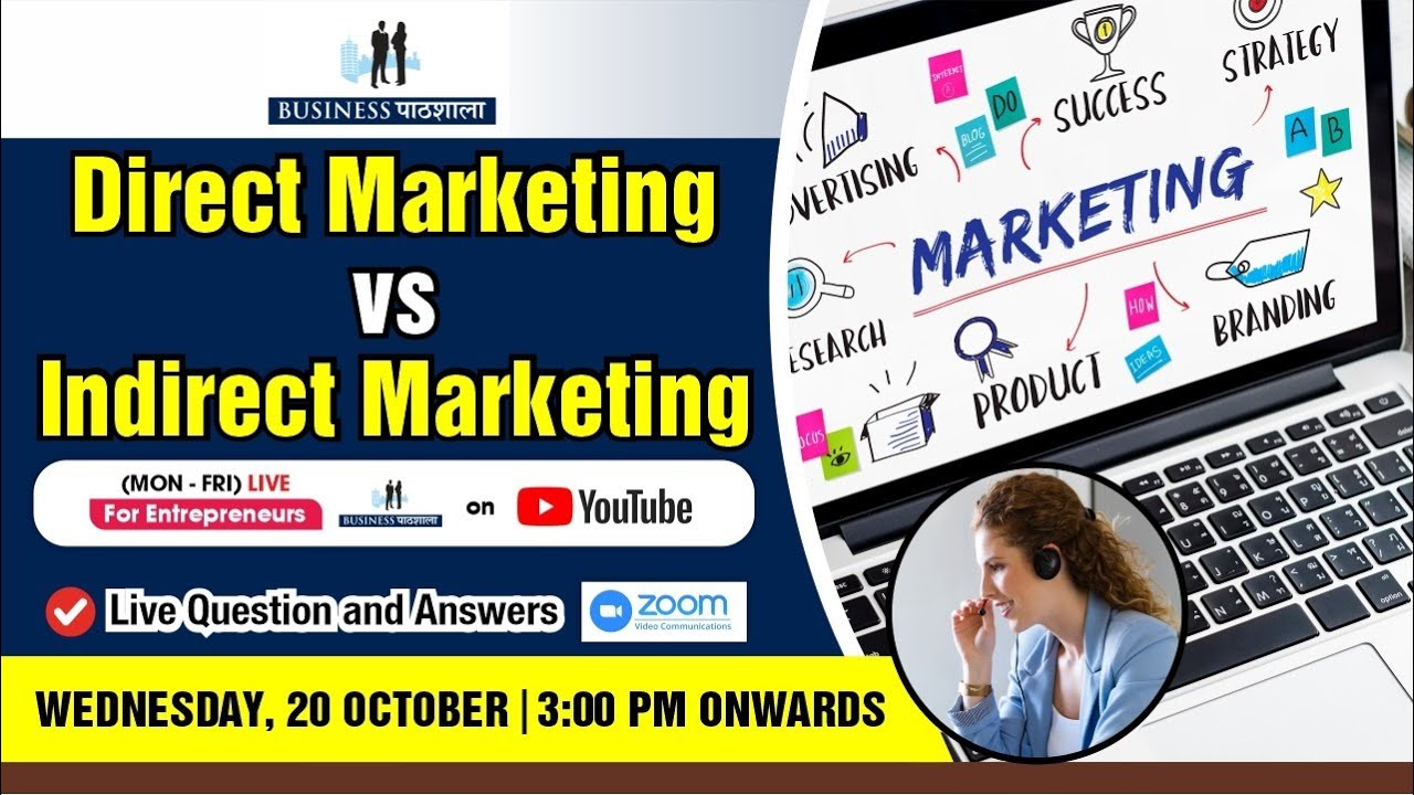 Business Pathshala on Direct Marketing vs Indirect Marketing - YouTube