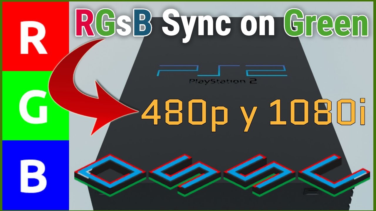 Como obtener 480p por RGB en Ps2 con OSSC mediante RGsB Sync on Green ...