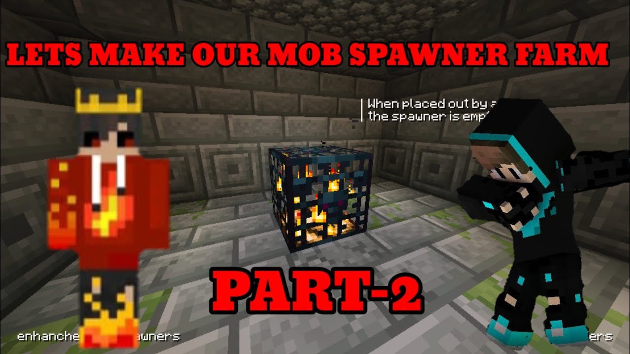 LET'S MAKE OUR MOB SPAWNER FARM /#minecraft#9 - YouTube