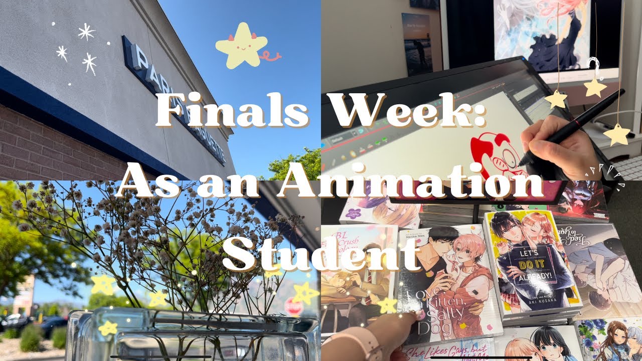 WEEK IN THE LIFE: FINALS WEEK AS AN ANIMATION STUDENT- FINAL PROJECTS ...