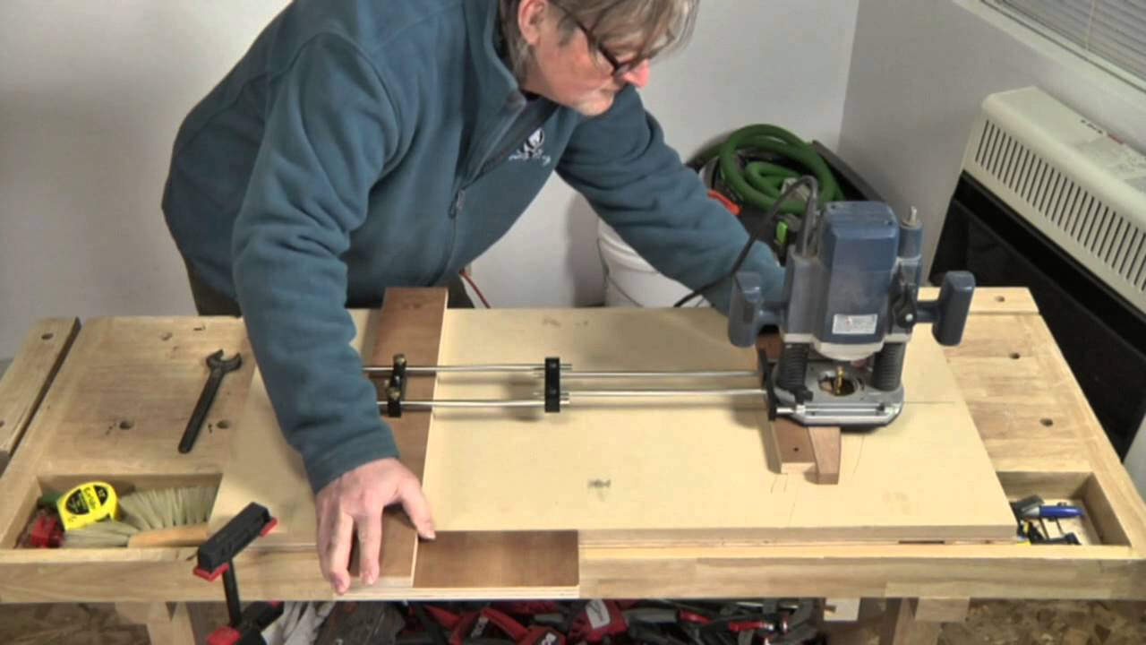 Art Deco Cabinet Router Jig - YouTube