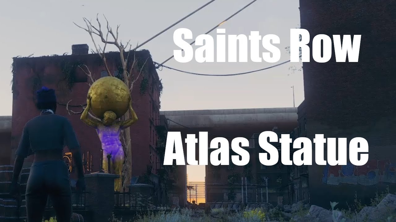 Saints Row: Atlas Statue (Collectible) - YouTube