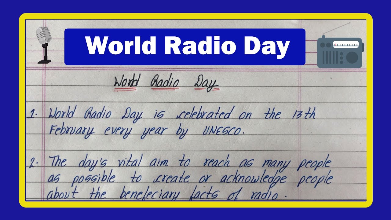 World Radio Day Essay In English | 10 Lines On World Radio Day | World ...