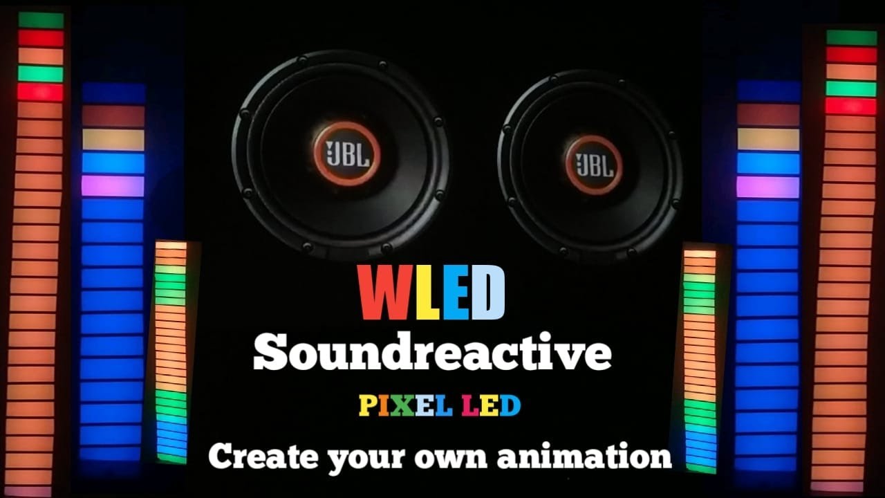 How To Make WLED Sound Reactive LED Level Light Bar (Floor lamp) - YouTube