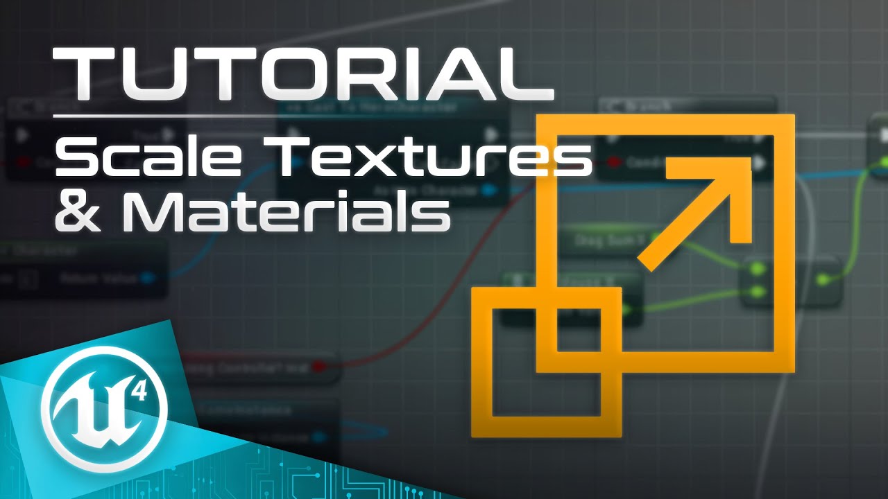 UE4 Tutorial - How To Scale Textures and Materials - YouTube
