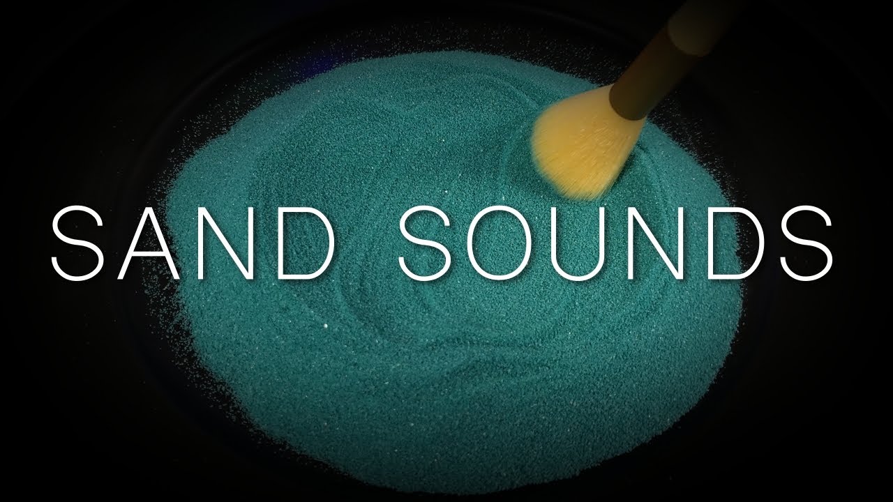 Sounds of Cyan Sand | Brushing Sand ASMR (no talking) - YouTube