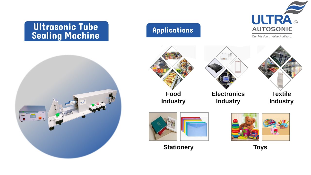 Ultrasonic Tube Sealing Machine - YouTube