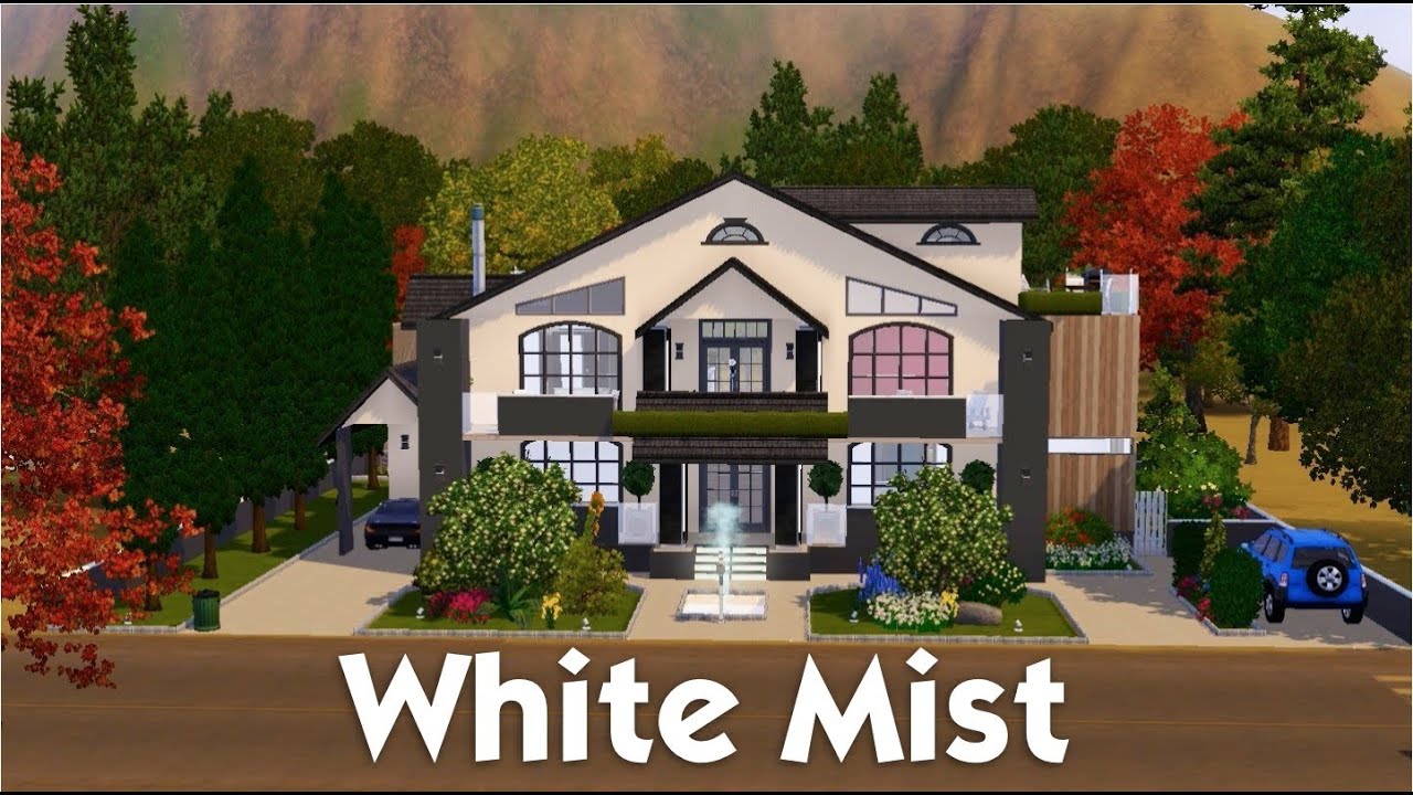 The Sims 3 House Building | White Mist - YouTube