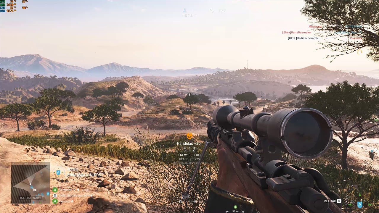 My longest BFV headshot using kar98 - YouTube