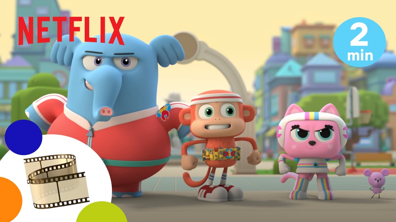Chico Bon Bon 🧹 Ripuliamo la città da cima a fondo! | Netflix Junior ...