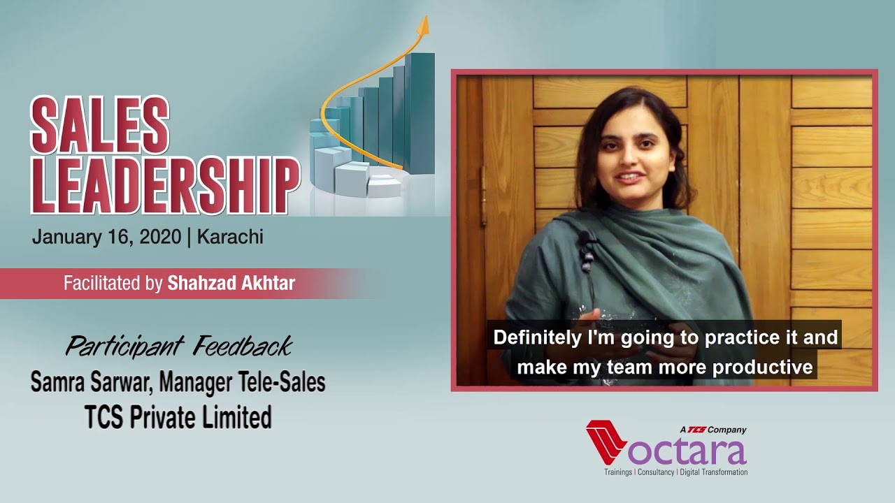 16-Jan'20 - Delegate Feedback (Samra Sarwar - TCS Private Ltd.) - Sales ...