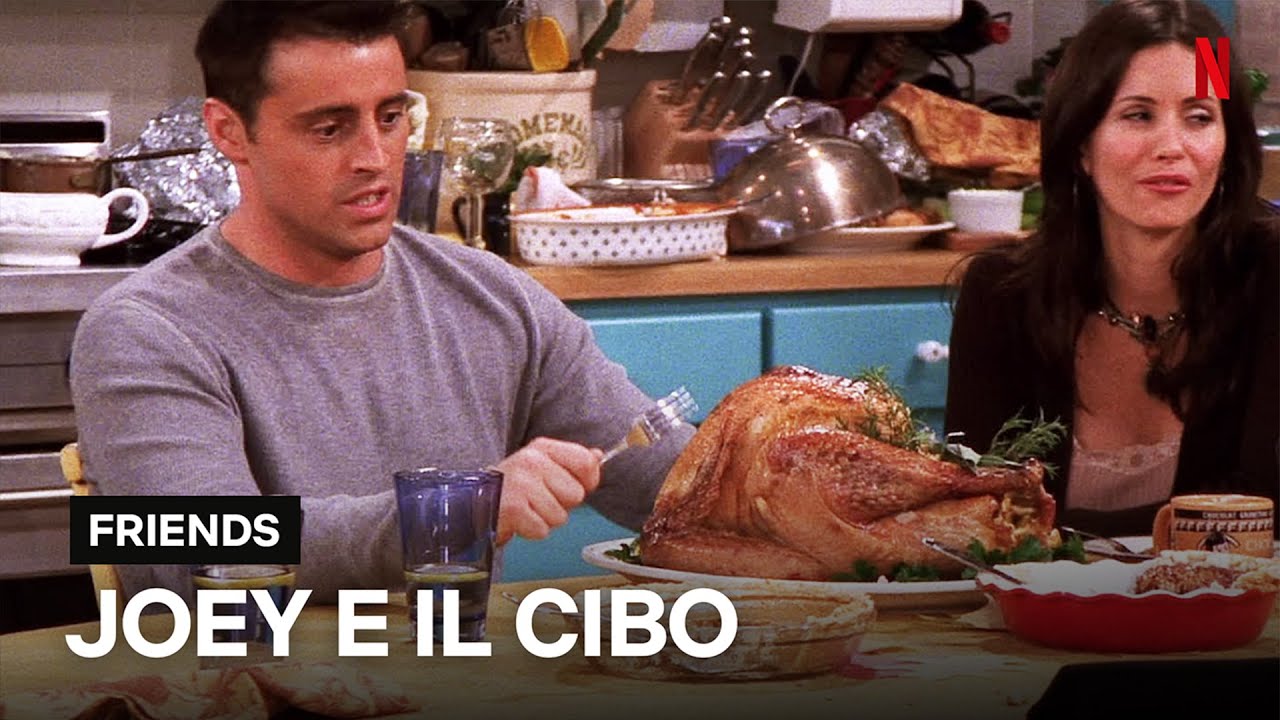 TUTTE (quasi) le volte che JOEY è IMPAZZITO per il CIBO in FRIENDS ...