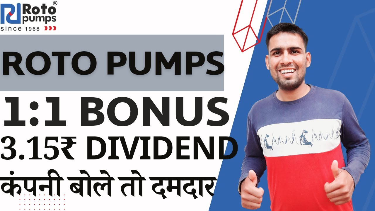 Roto Pumps Share Bonus & Dividend | Roto Pumps Share Latest News | Roto ...