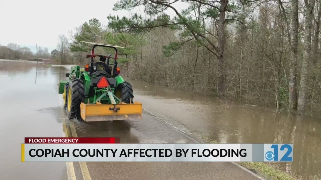 Copiah County affected by flooding - YouTube