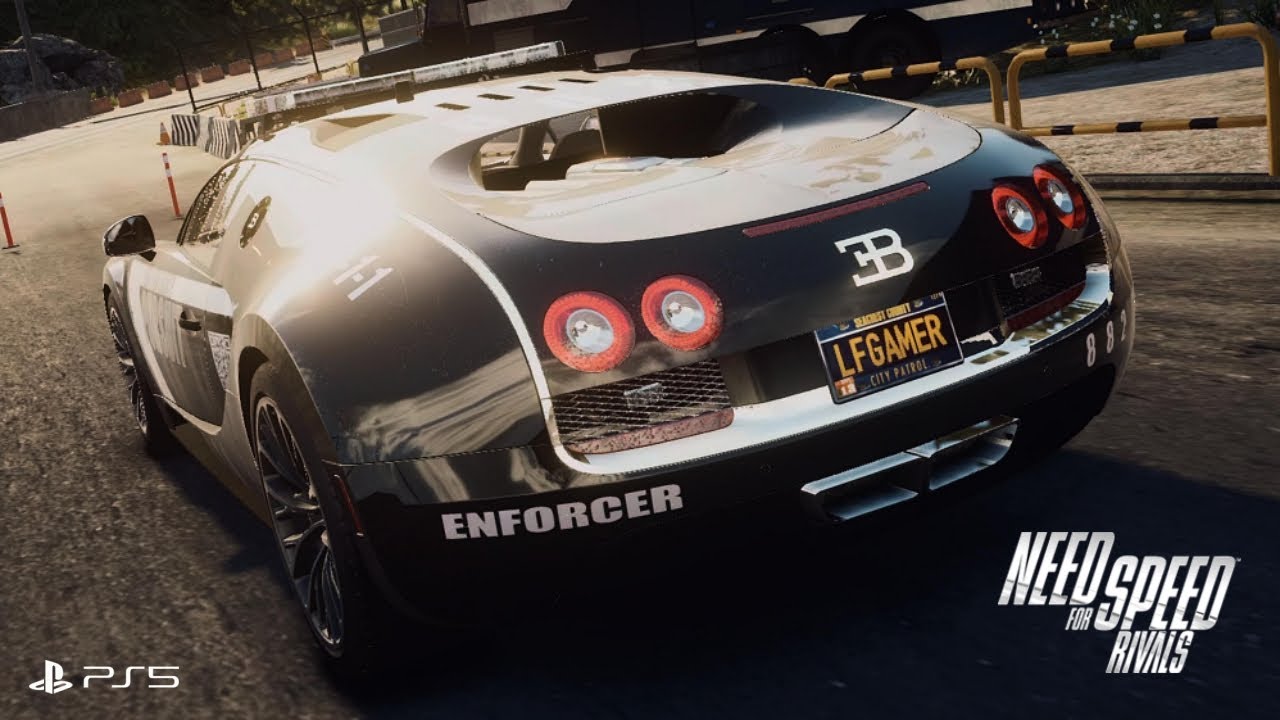 Need For Speed Rivals™ Oficial de Polícia 🚔 Bugatti Veyron 16.4 Super ...