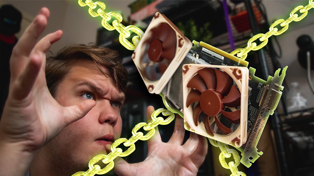 Cutting a hole in my GPU - YouTube