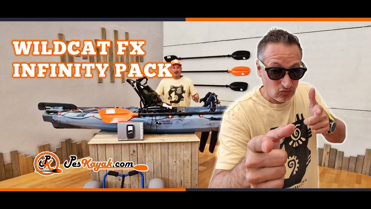 Kayak Wildcat FX Galaxy Kayaks Infinity Pack - YouTube