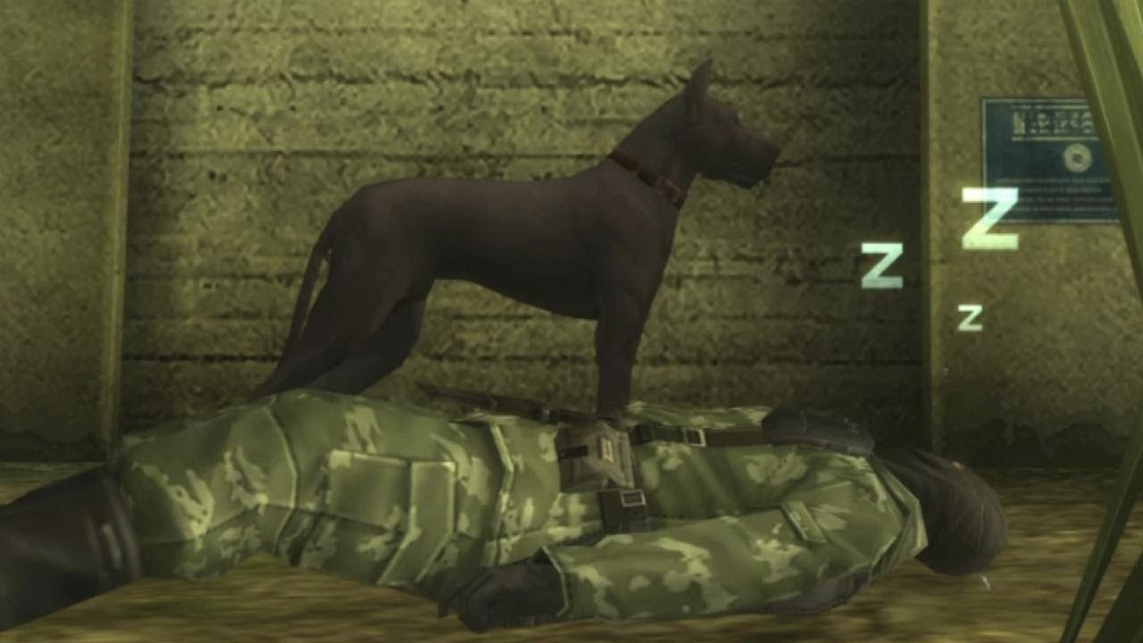 Guard Dog Ignores Fallen Guard - Metal Gear Solid 3: Snake Eater - YouTube