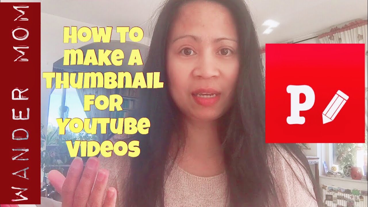How to make a THUMBNAIL for Youtube videos using your smartphone - YouTube