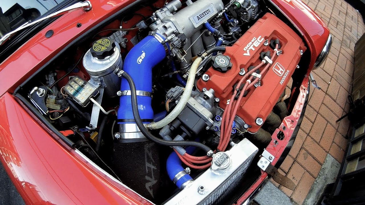HONDA VTEC MINI(classic mini) - YouTube