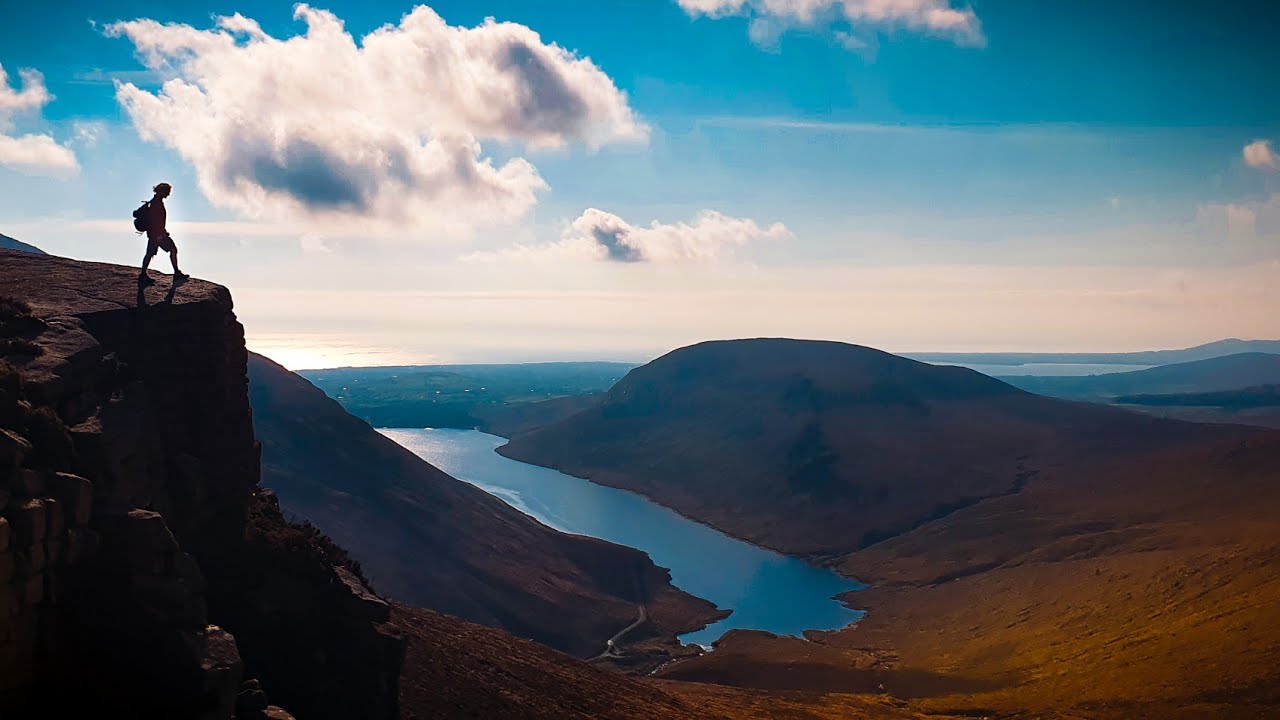 Ben Crom Mountain, Ben Crom Reservoir and Slieve Bearnagh Loop - YouTube