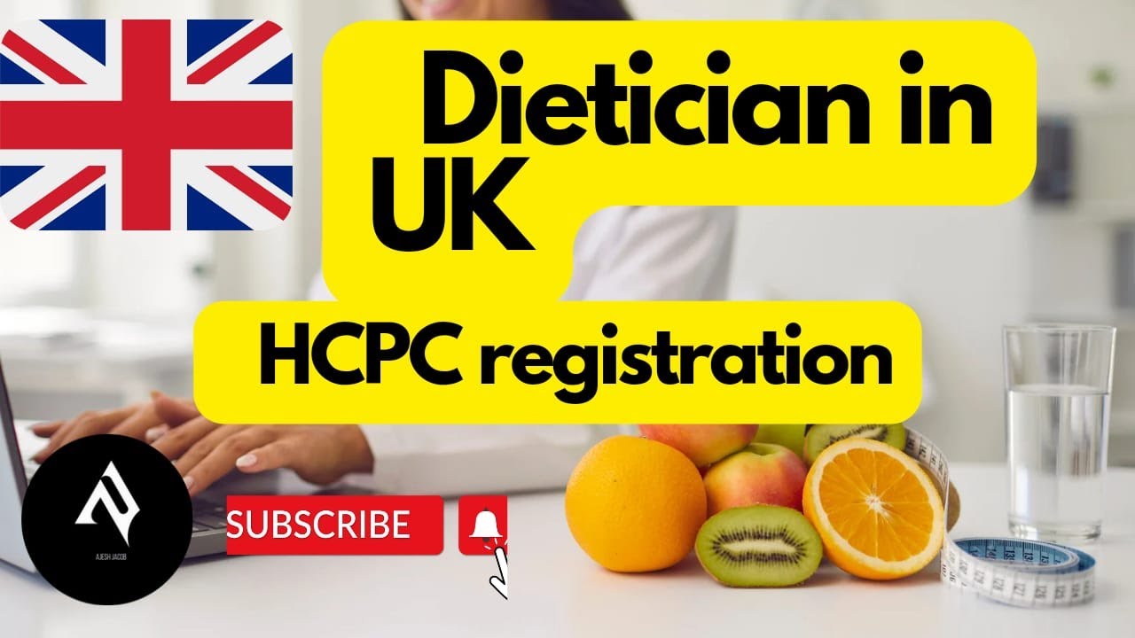 HCPC registration for dietitians || UK life by Ajesh Jacob - YouTube