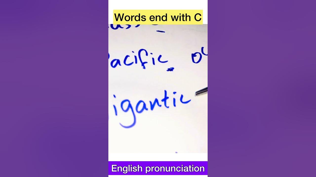 English Pronunciation Words End With C YouTube english-pronunciation-words-end-with-c-youtube