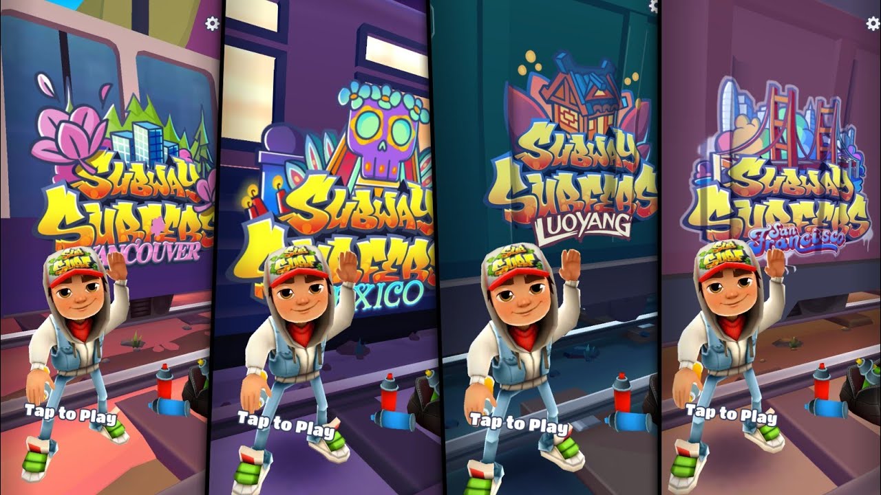 Subway Surfers Mexico Vs Vancouver Vs Luoyang Vs San Francisco Android ...