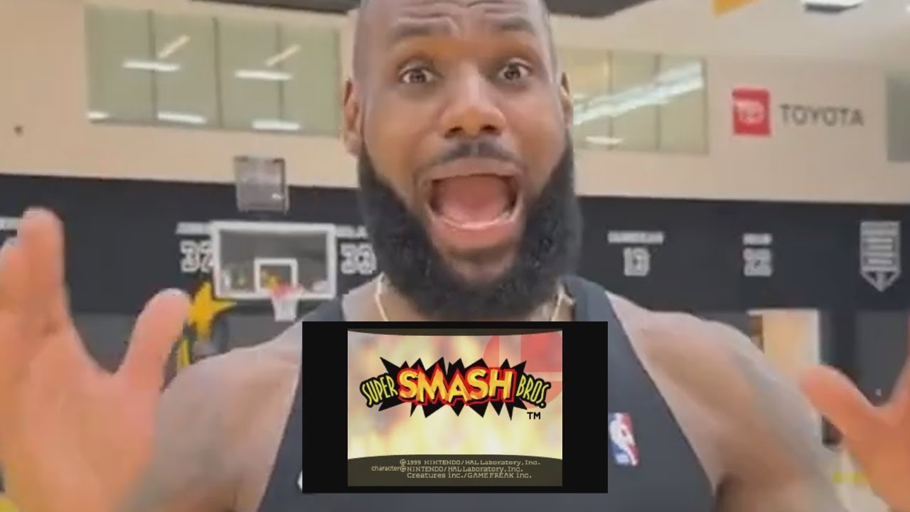 Lebron James scream if you love Super Smash Bros - YouTube