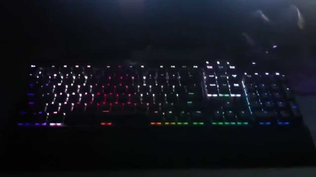 Corsair K70 RGB Music Visualizer Showcase - YouTube