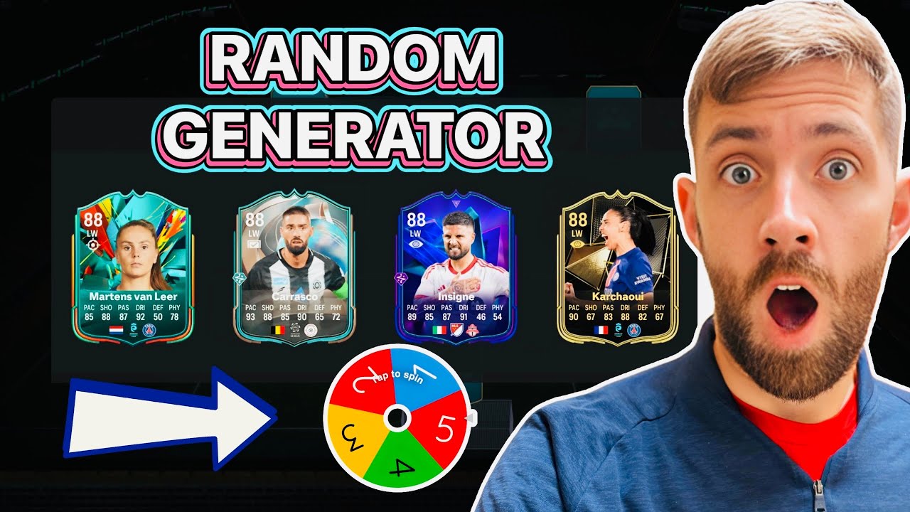 FC 25 - RANDOM GENERATOR PICKS MY DRAFT - YouTube
