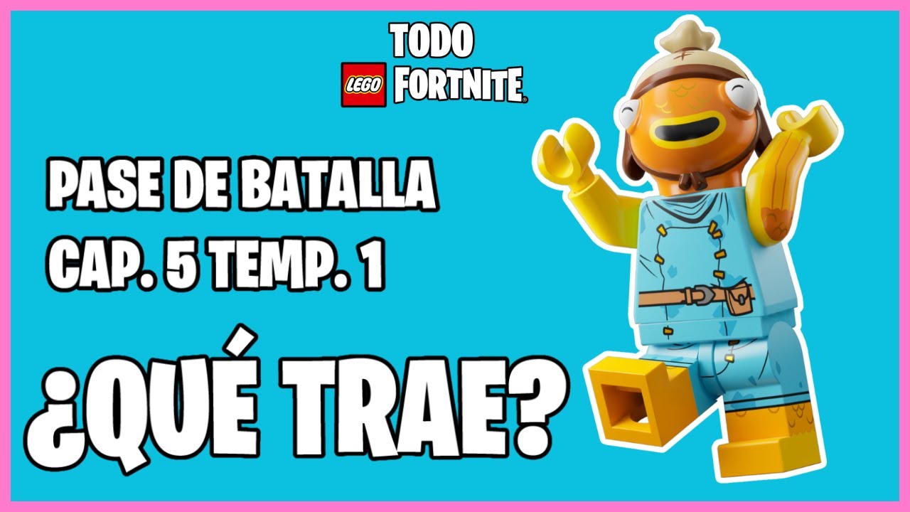 🏆¿QUÉ TRAE EL PASE DE BATALLA CAPÍTULO 5 TEMPORADA 1 DE LEGO FORTNITE ...