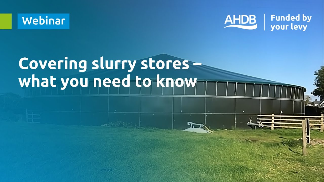 What you need to know about covering slurry stores - YouTube