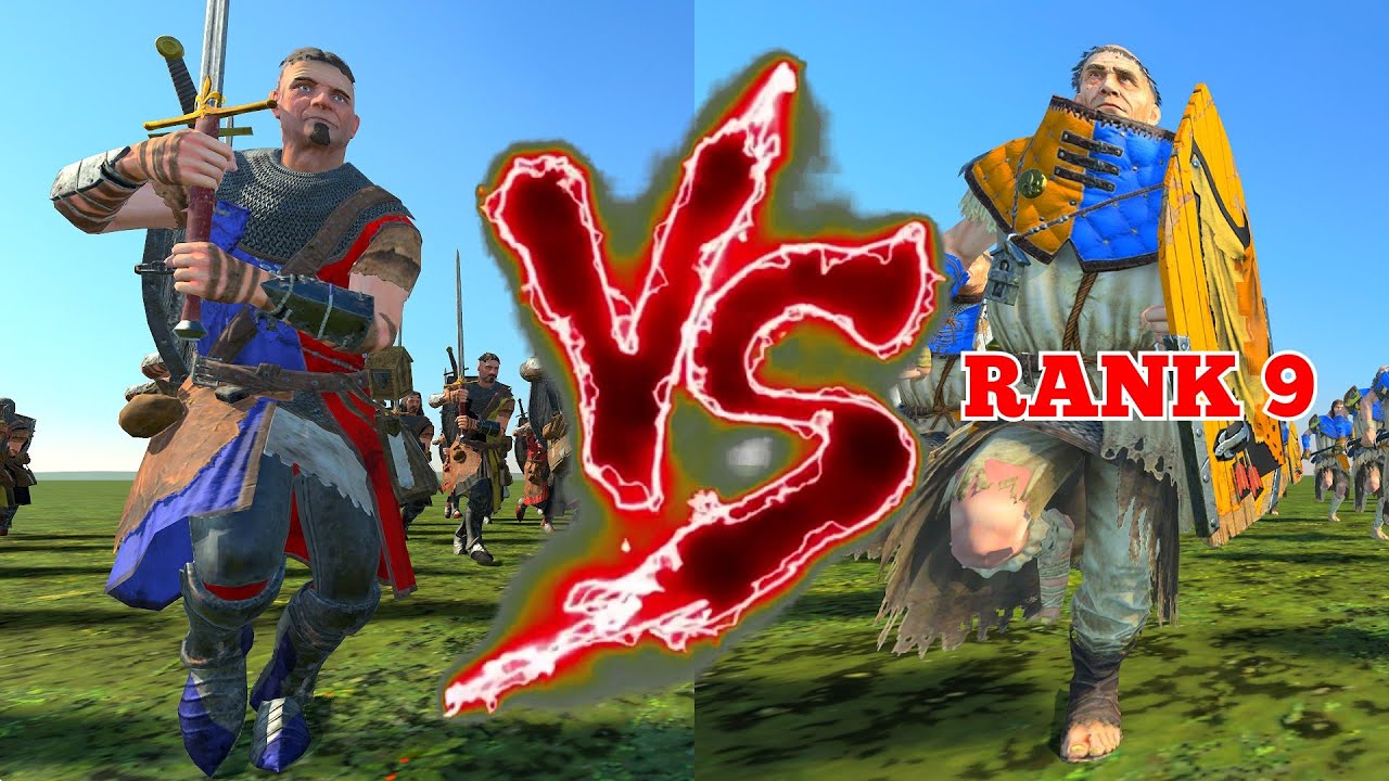 Foot Squires VS Battle Pilgrims (Max Rank). Total War Warhammer 3 - YouTube