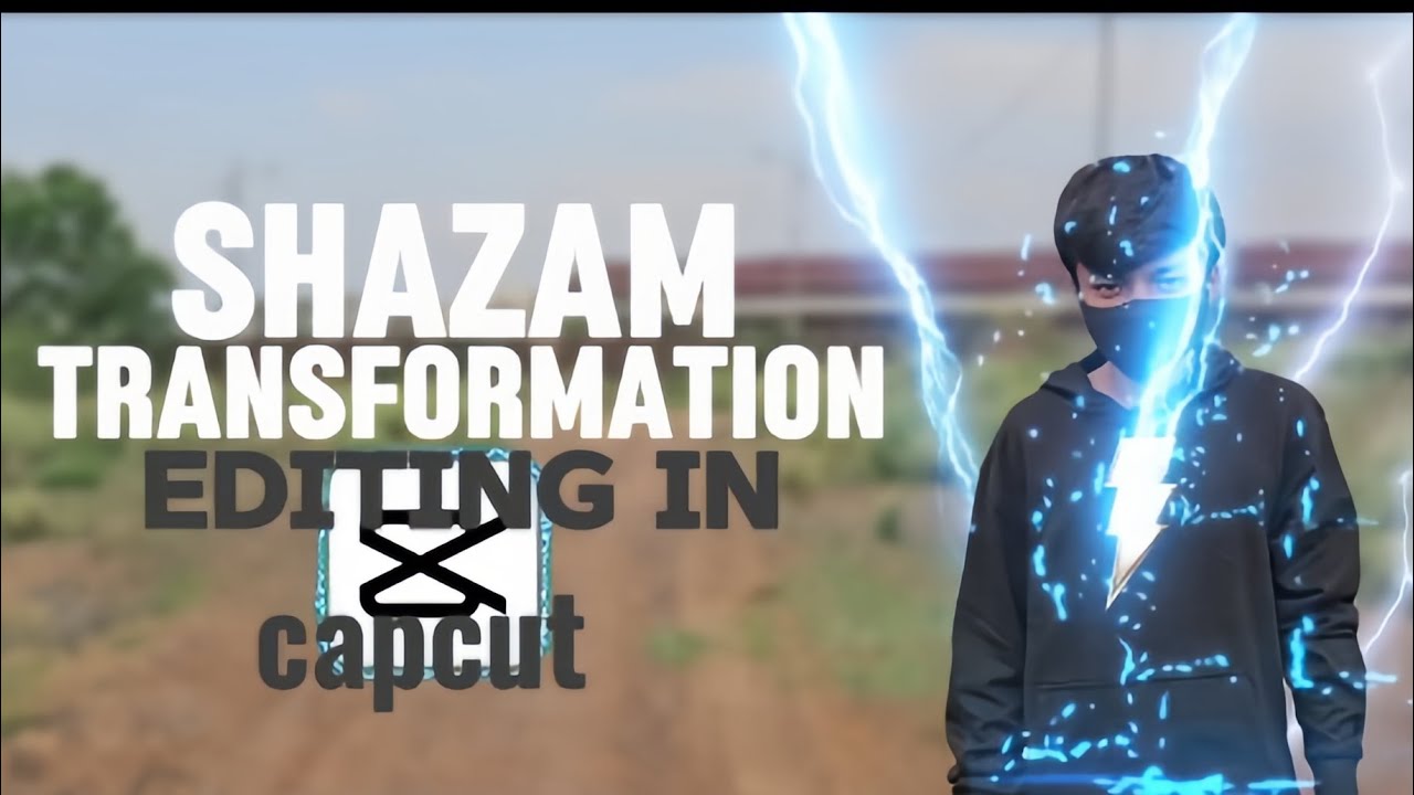 Shazam transformation editing in capcut superhero video editing capcut editing #vfx#vfxshorts# ...