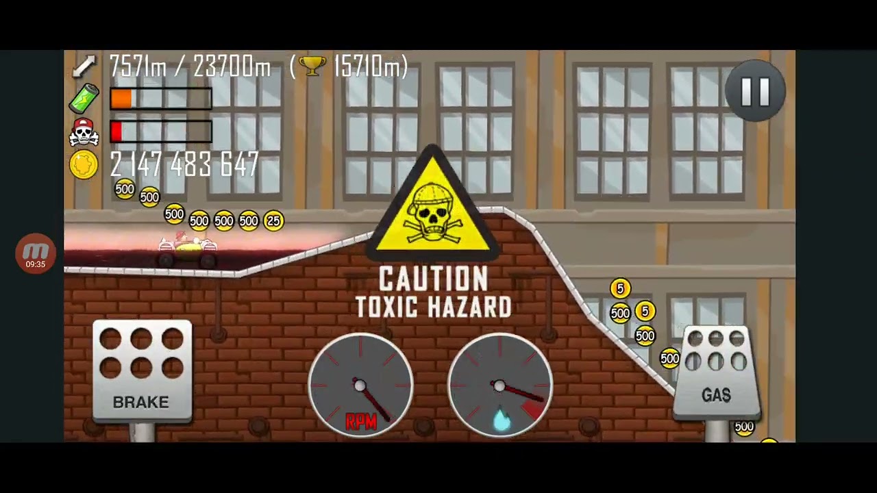 Hill Climb Racing : Electric Car / Factory / epic death )))))))) - YouTube