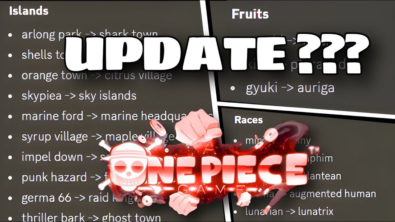 [AOPG] New update ??? (Rename update)* (UPD81) A one piece game - YouTube
