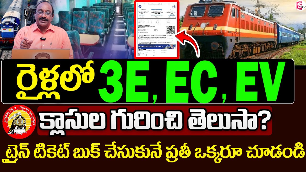Complete Guide to IRCTC Coach & What Does 3E, EC, EV Mean in Indian ...