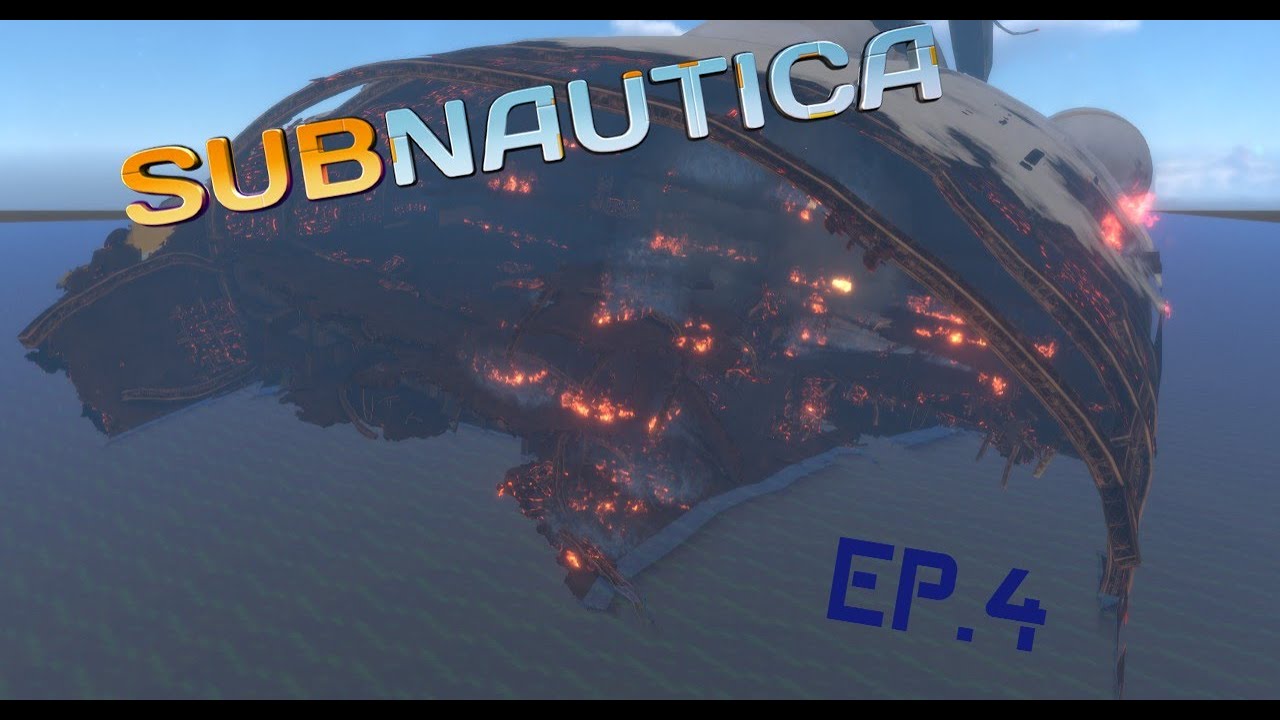 The explosion of Aurora(Subnautica #4) - YouTube