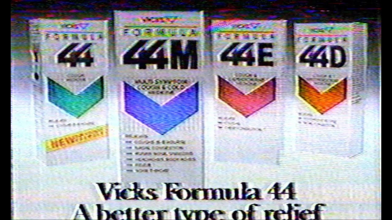 Vicks Formula 44 Commercial - 1992 - YouTube