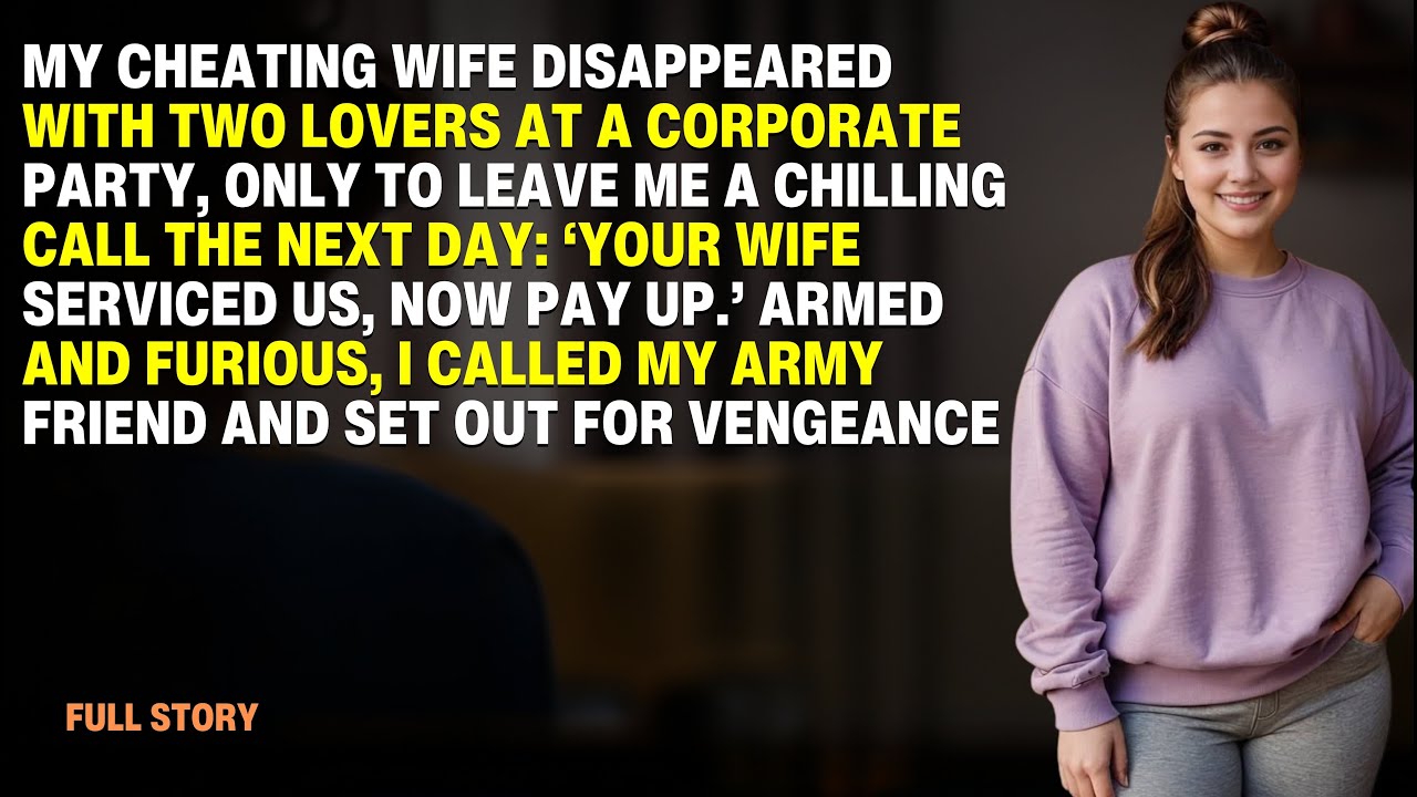 My Cheating Wife Disappeared with Two Lovers at a Corporate Party, Only ...