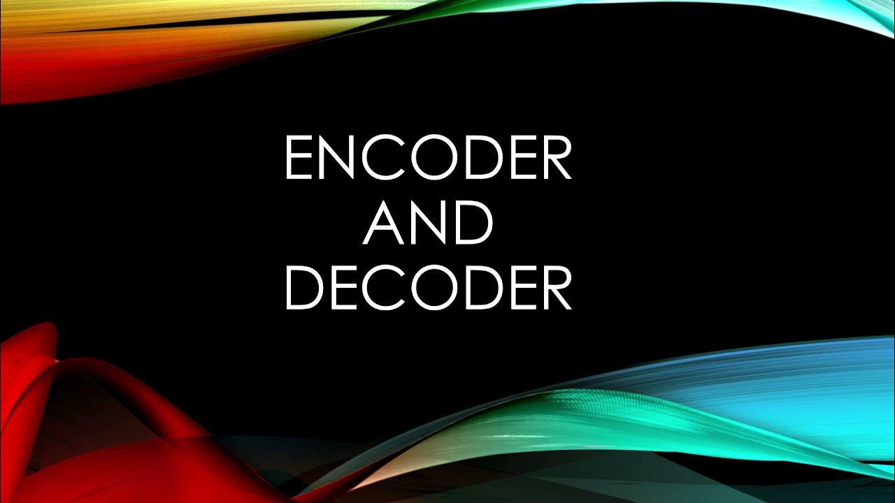 ENCODER & DECODER | EXPERIMENT NUMBER : 5 | SMVEC - YouTube