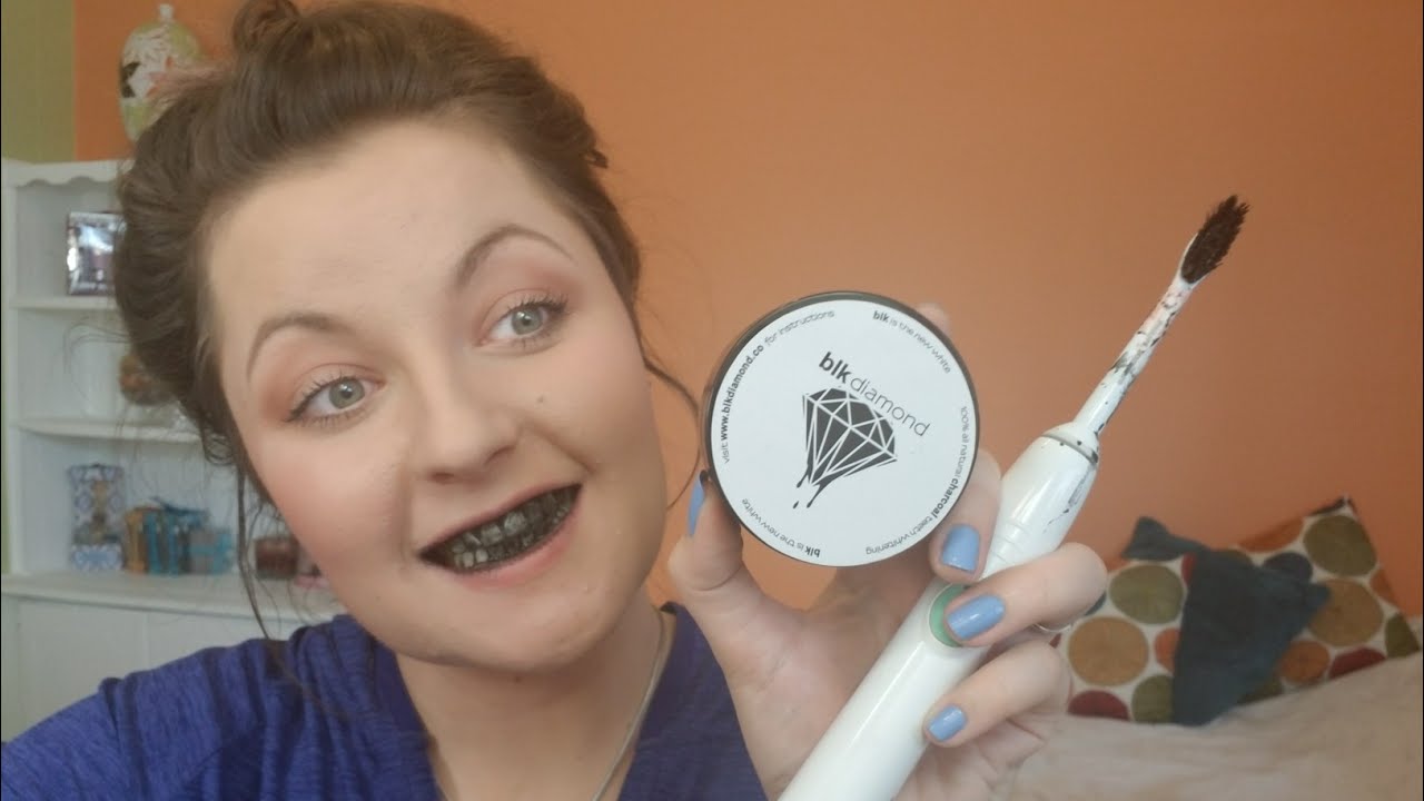 BLACK TEETH WHITENING POWDER!?! Does it work? First Impressions! - YouTube
