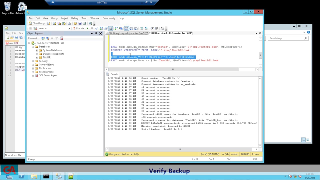 GABR - Demo 6 - GABR Backup Compression - YouTube