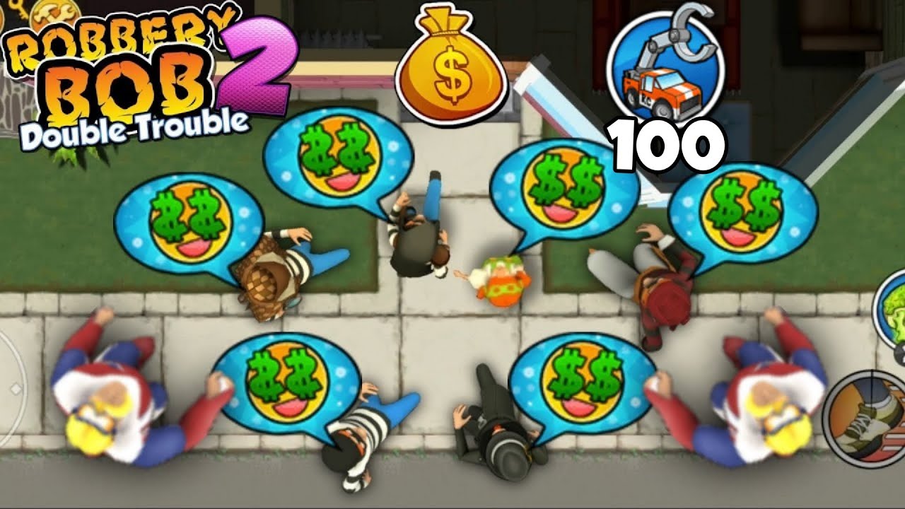 Robbery Bob 2 - All Costumes Funny Gameplay Part 366 - YouTube